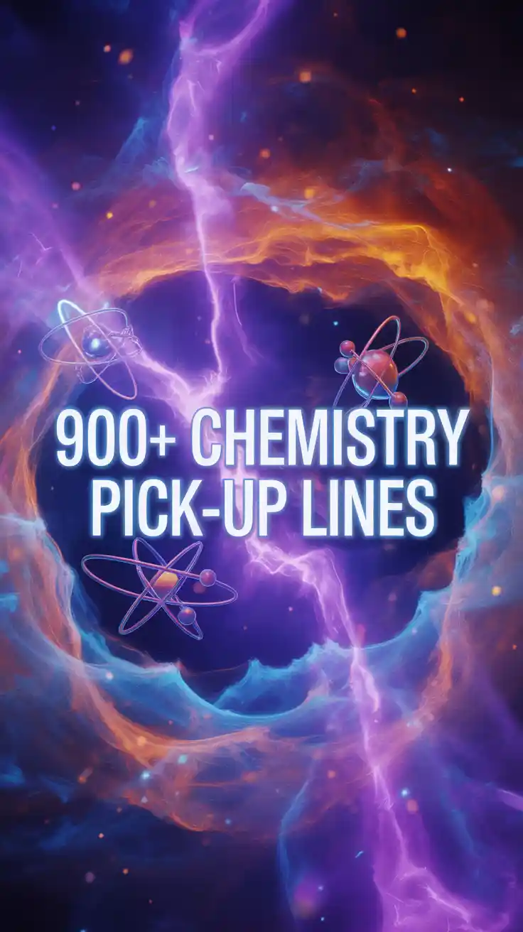 900+ Chemistry Pick-Up Lines