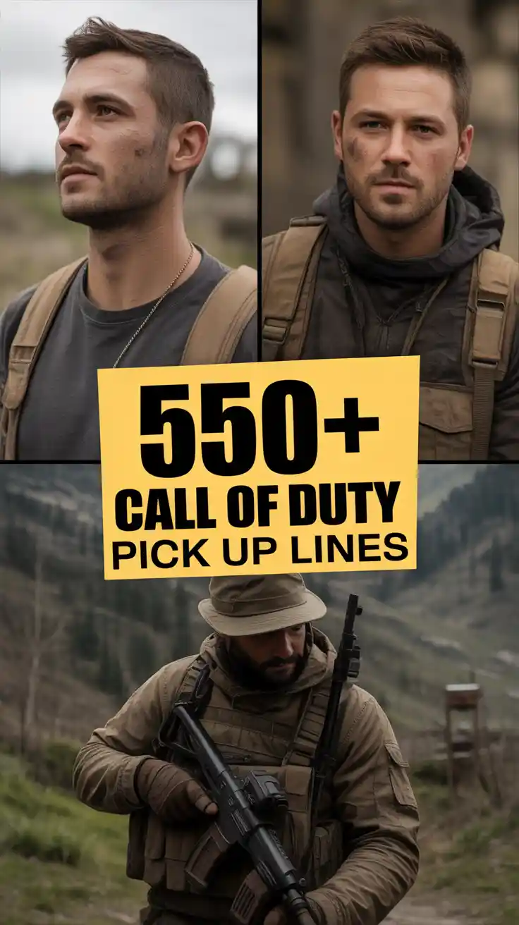 550+ Call of Duty Pick Up Lines