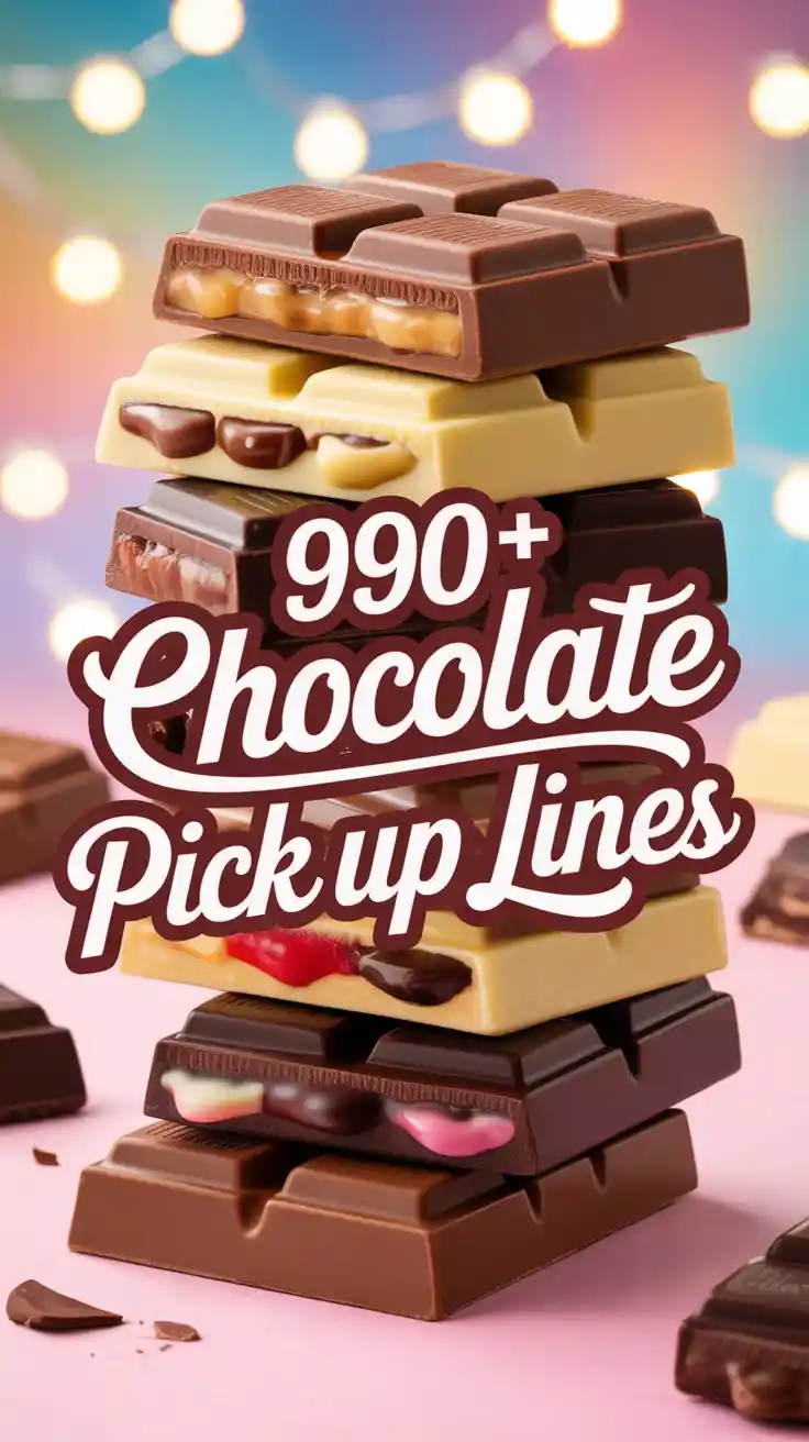 990+ Chocolate Pick Up Lines