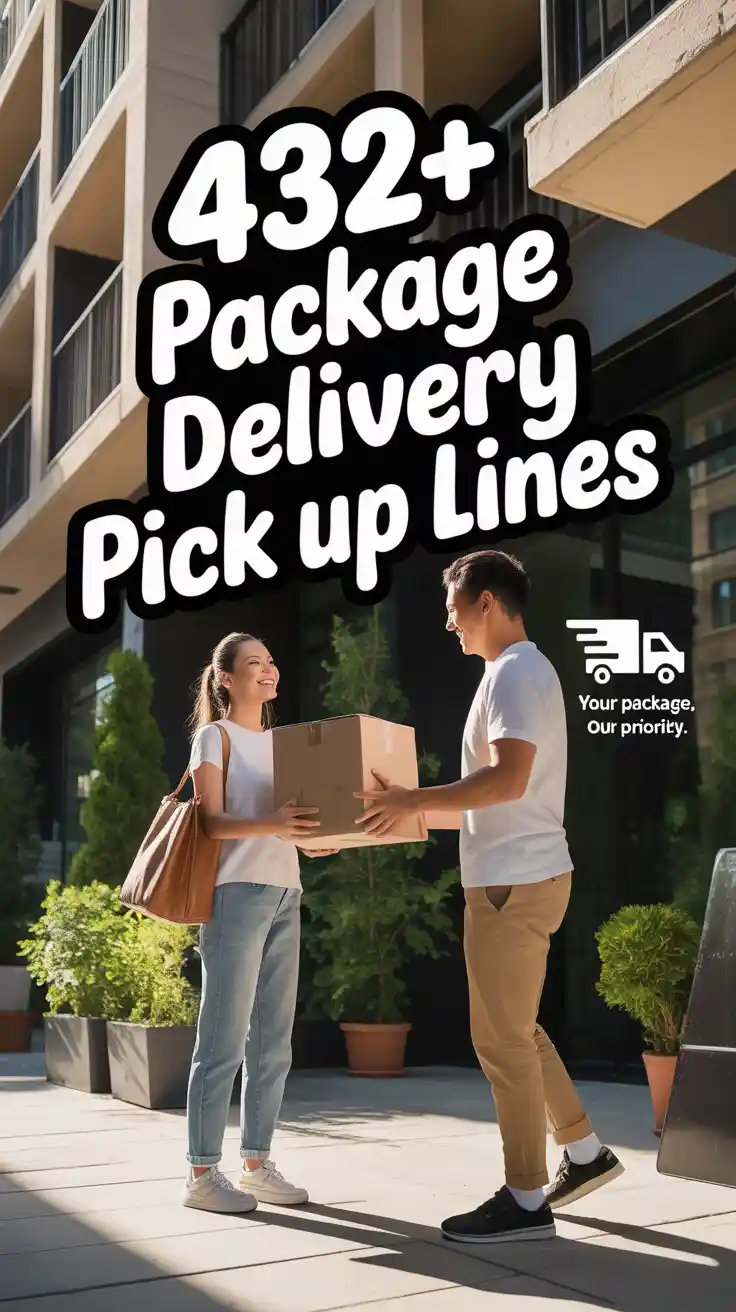 432+ Package Delivery Pick Up Lines 🚚