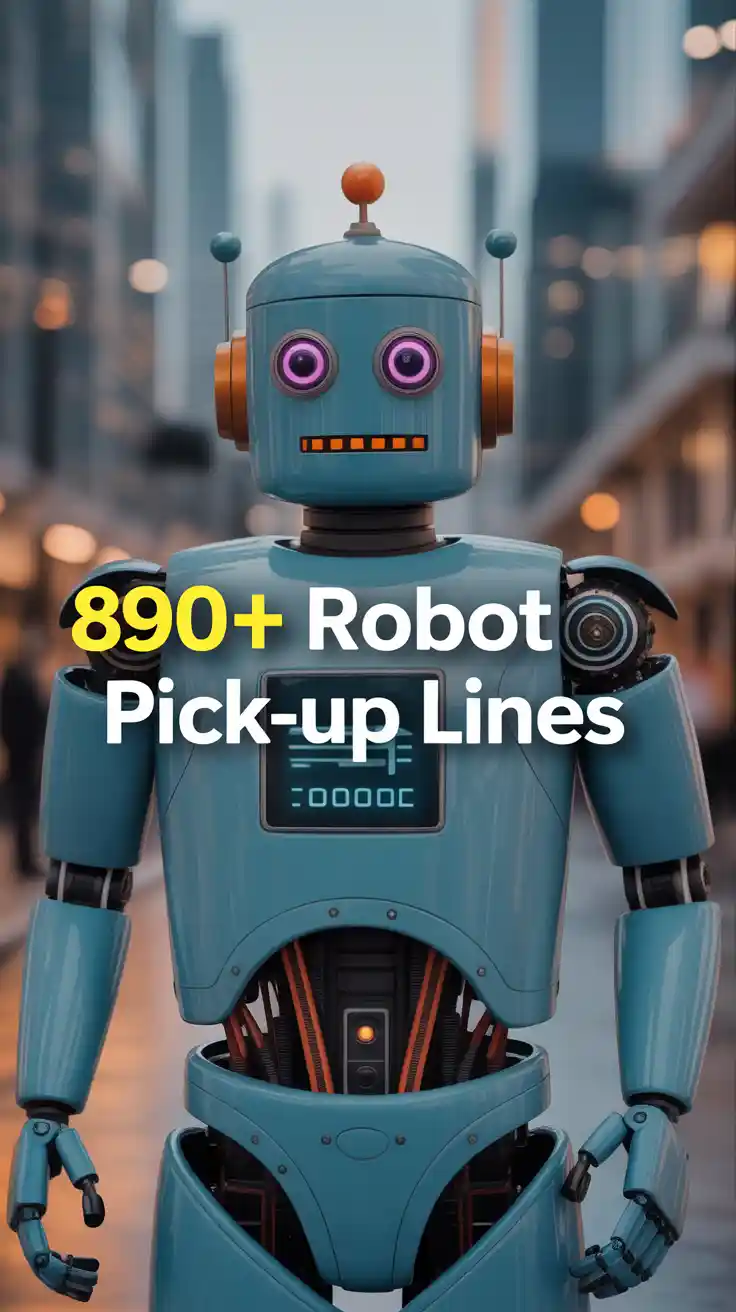 890+ Robot Pick-Up Lines🤖 ️