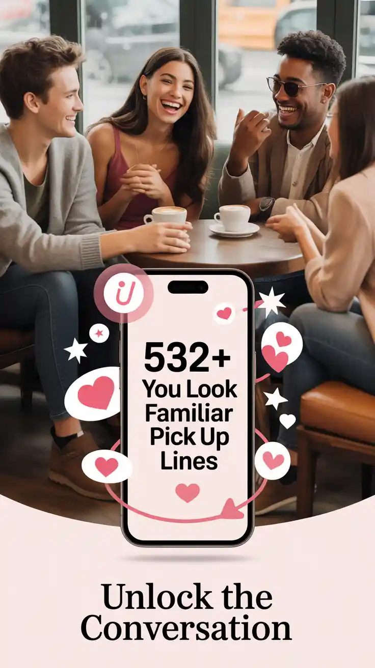 532+ You Look Familiar Pick Up Lines