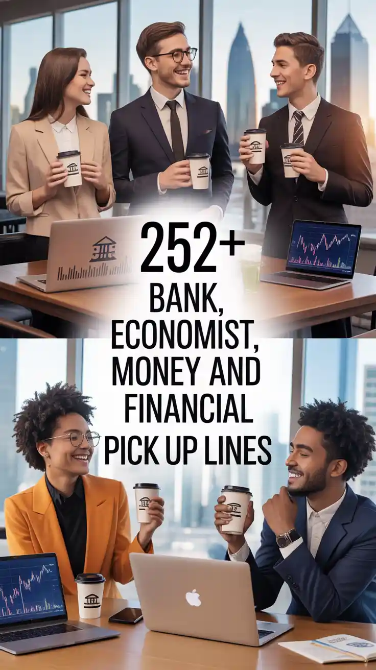 252+ Bank, Economist, Money and Financial Pick Up Lines