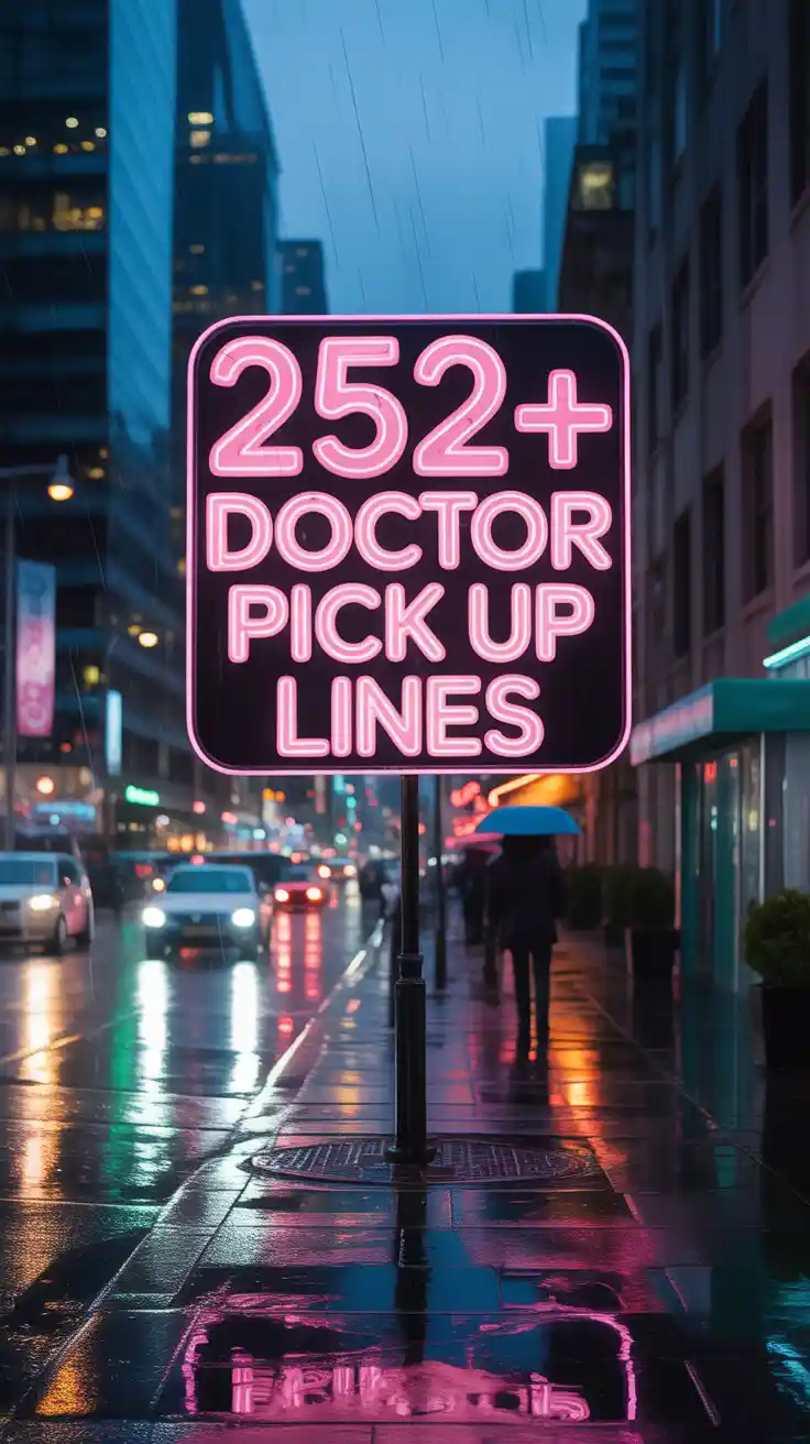 252+ Doctor Pick Up Lines