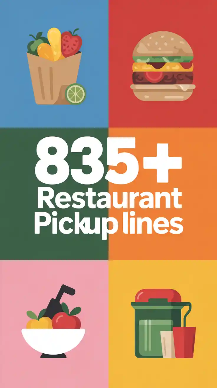 835+ Restaurant Pick Up Lines 🍴