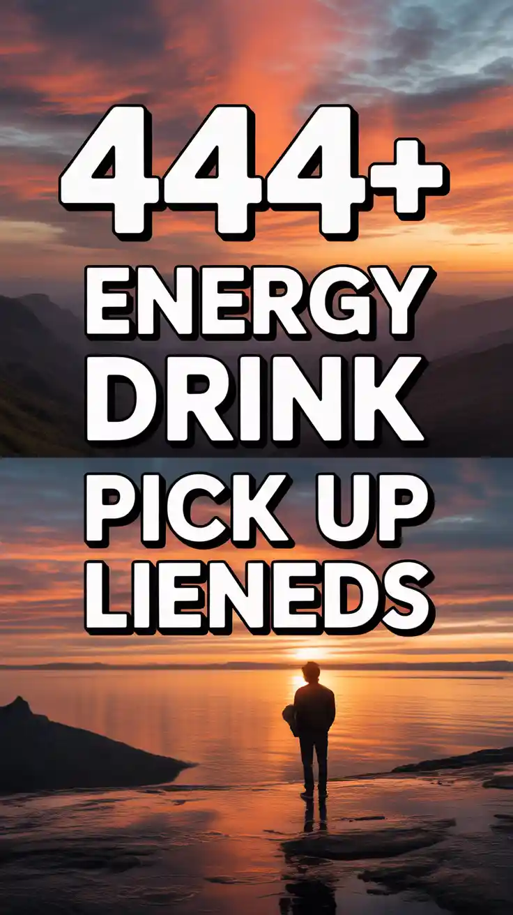 444+ Energy Drink Pick Up Lines ⚡