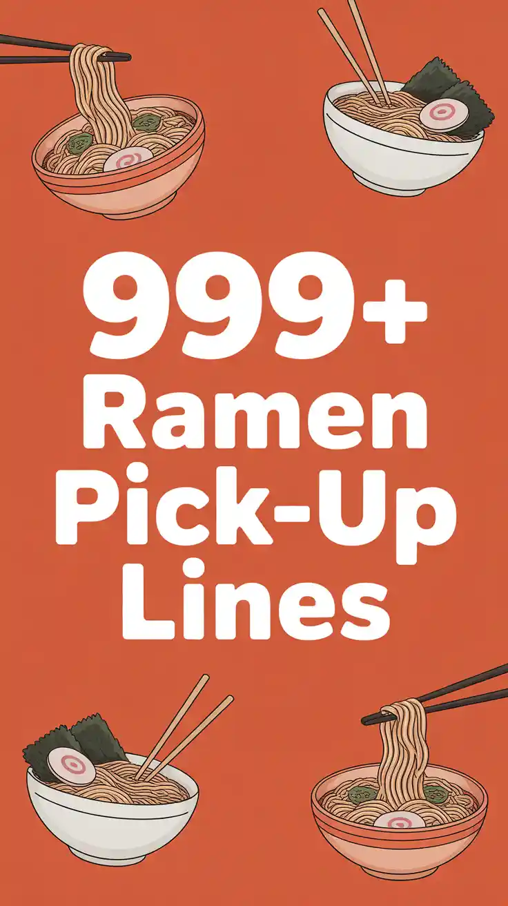 ⭐ 999+ Ramen Pick-Up Lines 🍜💘