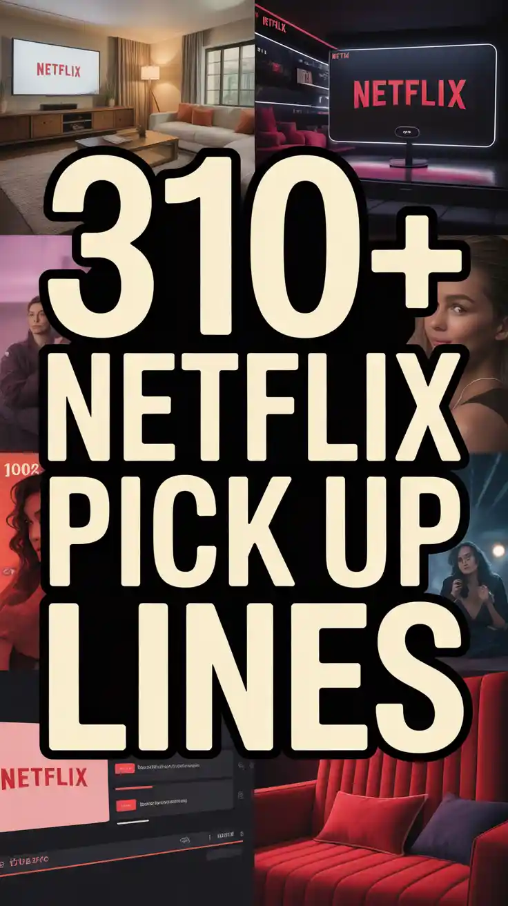 310+ Netflix Pick Up Lines