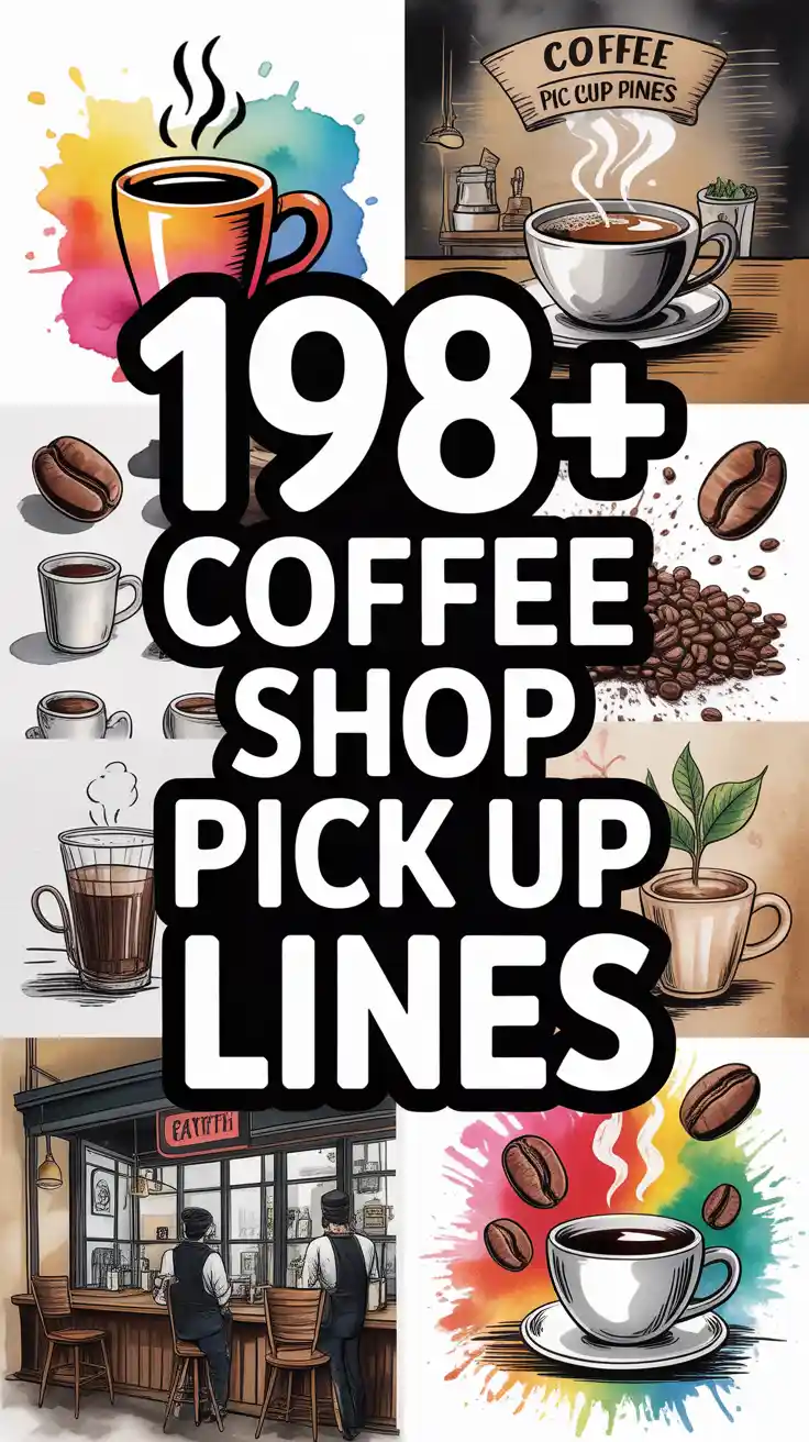 198+ Coffee Shop Pick Up Lines