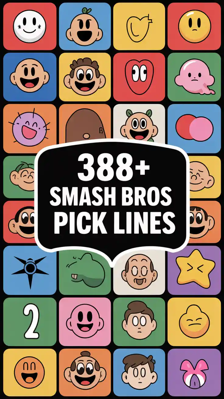 388+ Smash Bros Pick Up Lines